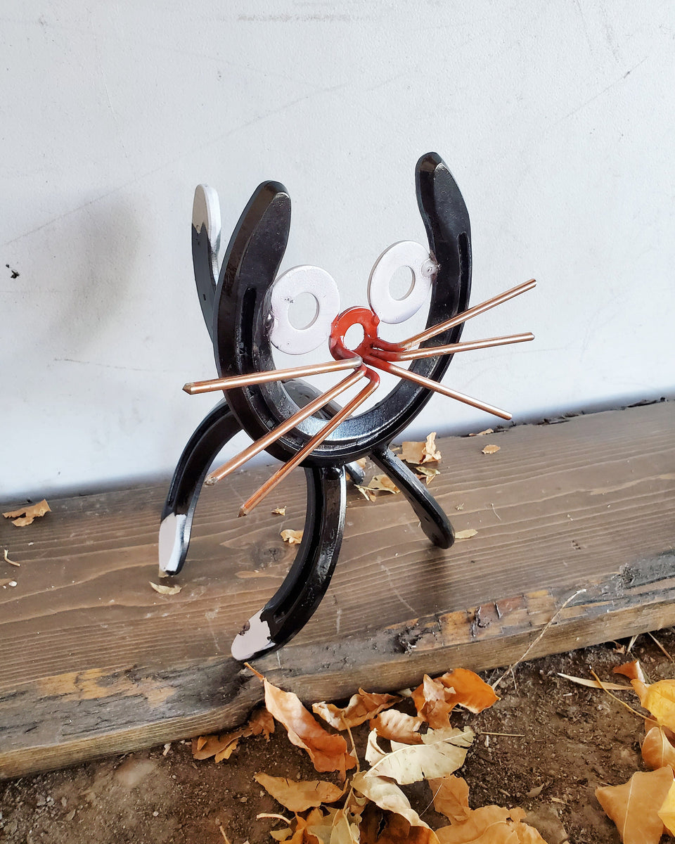 Horseshoe Cat decoration – Wood River Iron Works