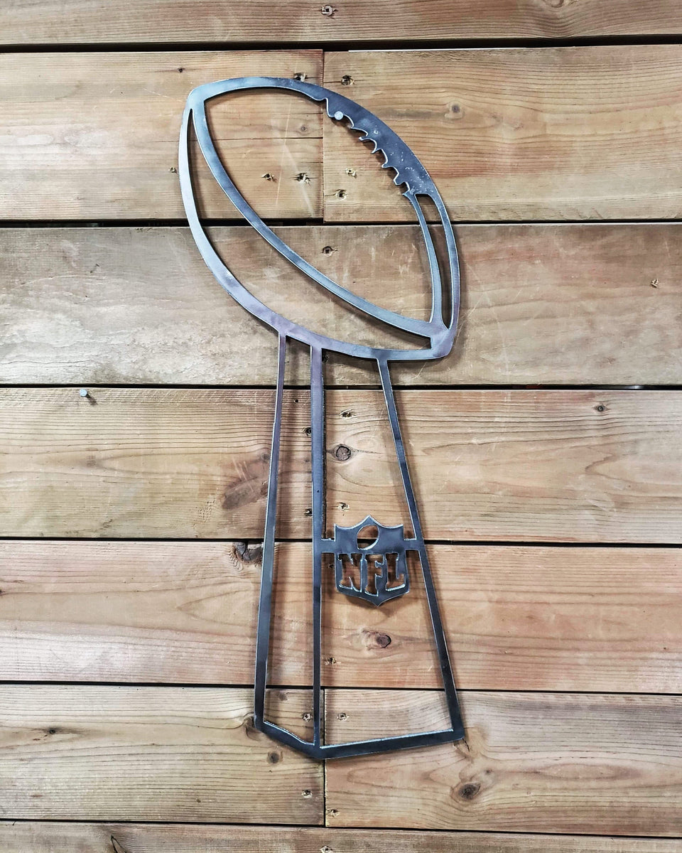 NFL metal Trophy – Wood River Iron Works