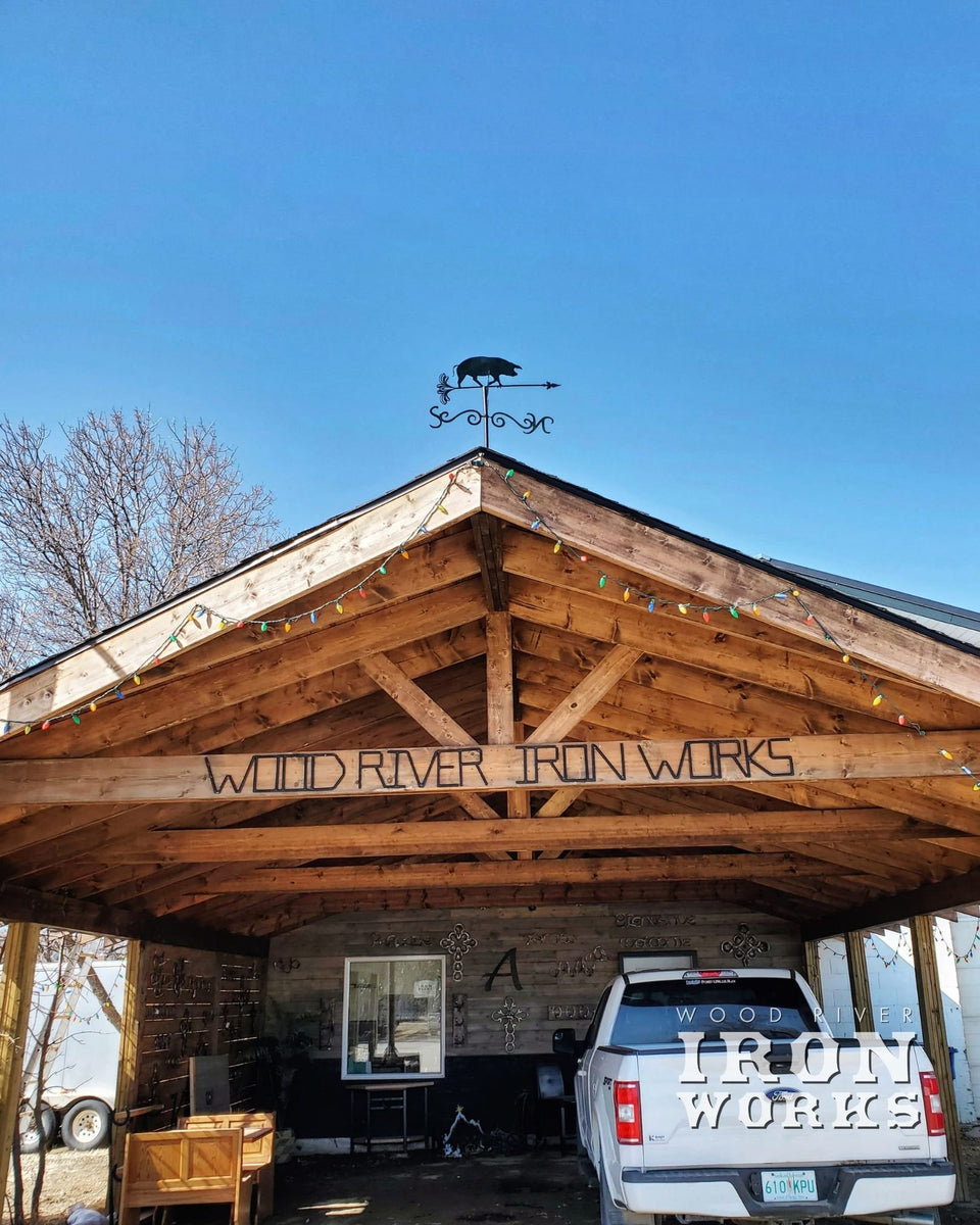 Weathervane, Metal Pig, Wind Vane – Wood River Iron Works